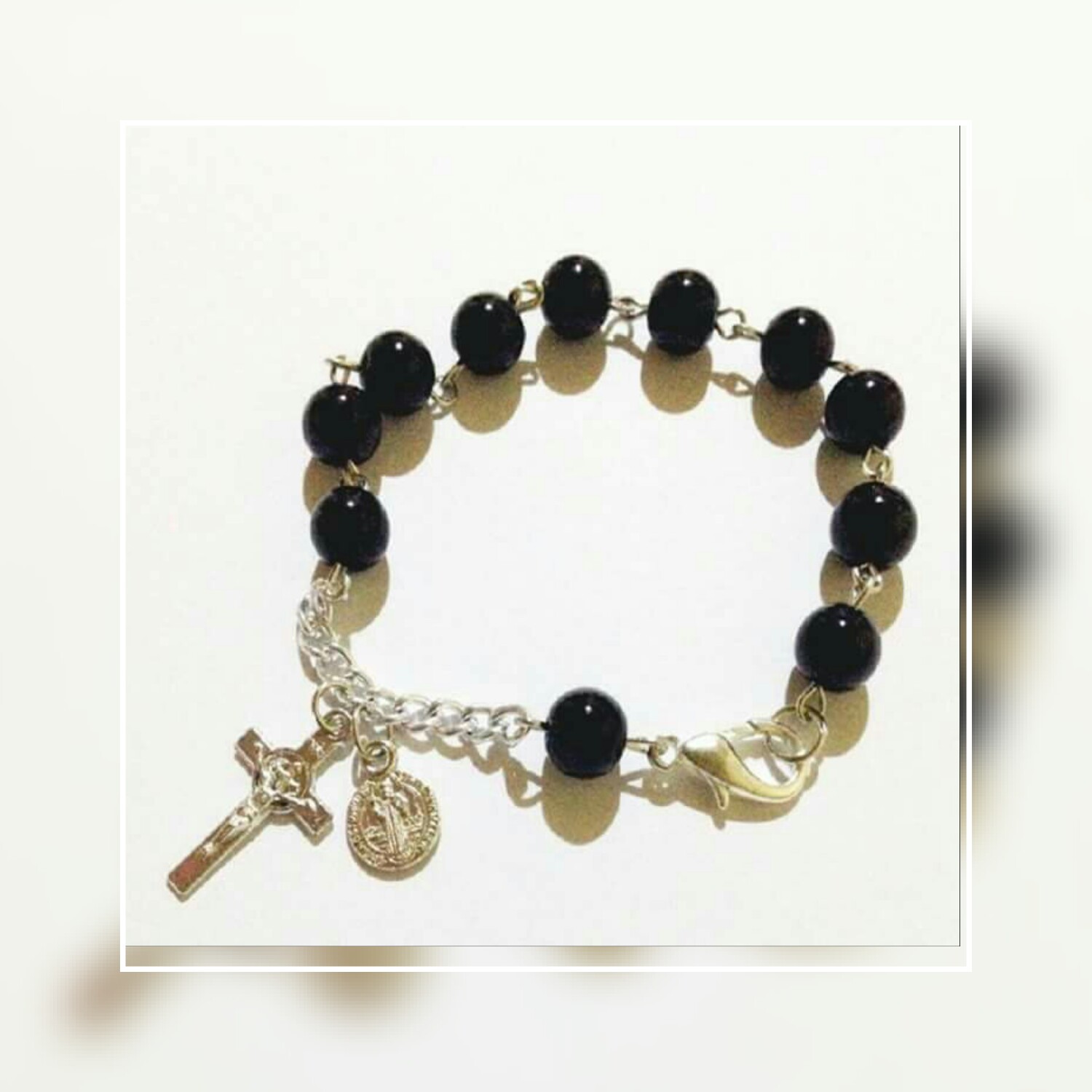 Philippina Beads Handmade jewelry of Cebu: rose rosi roso rosary bracelet