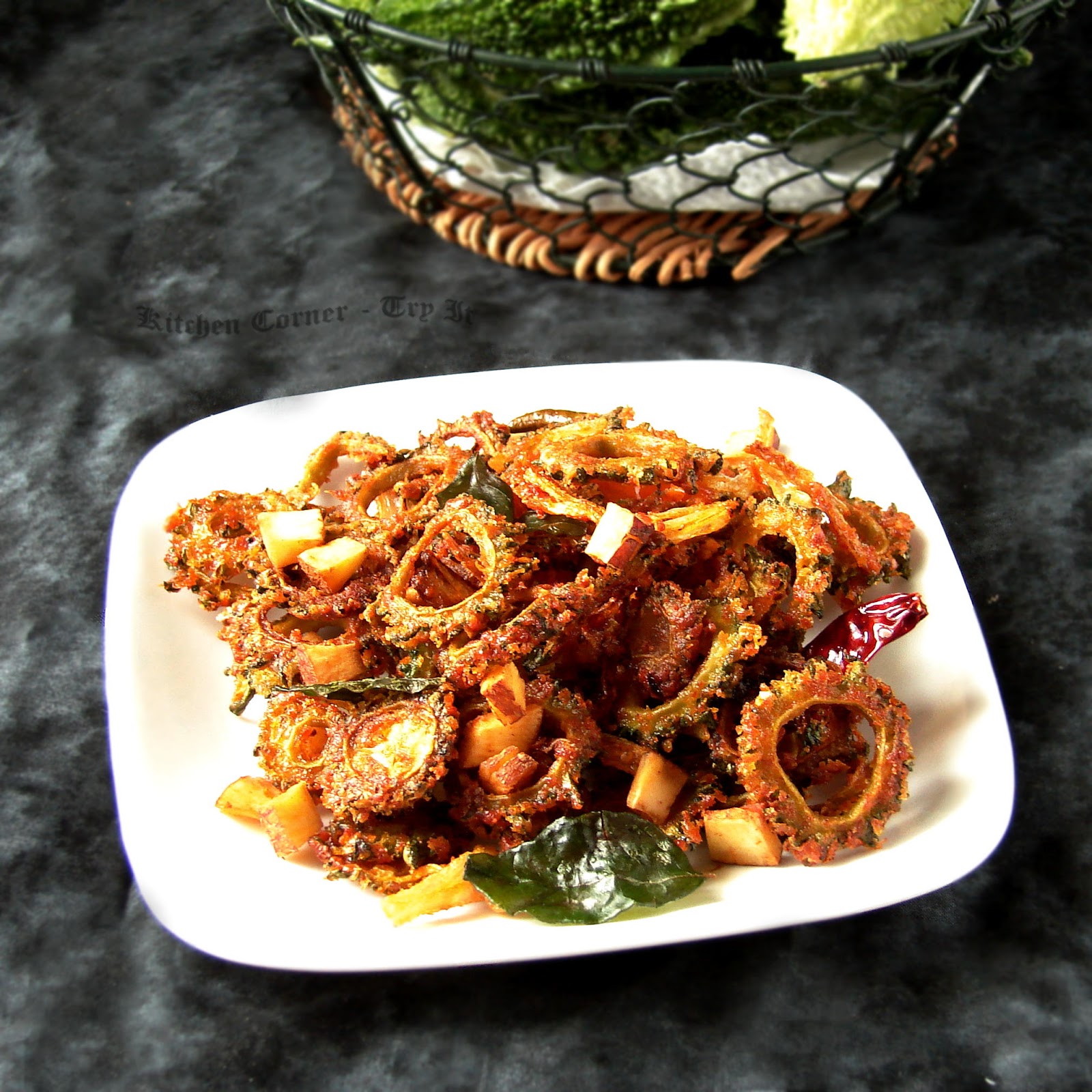 Pavakka Varuthathu/ Fried Bitter Gourd