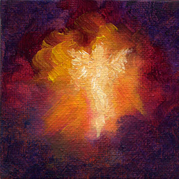 Marina Petro ~ Adventures In Daily Painting: Luminous Angel, "Miniature ...