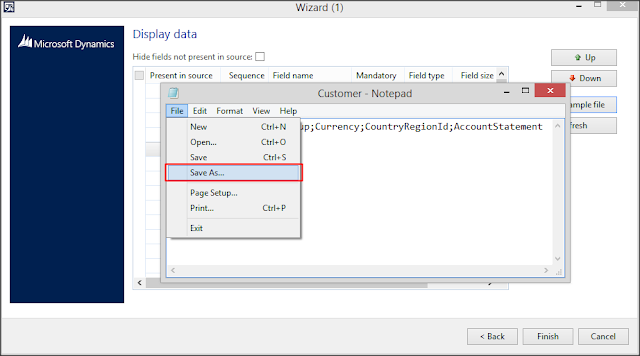 Dynamics Ax Tips Import Customers Using Data Import Framework Ax 2012 R3