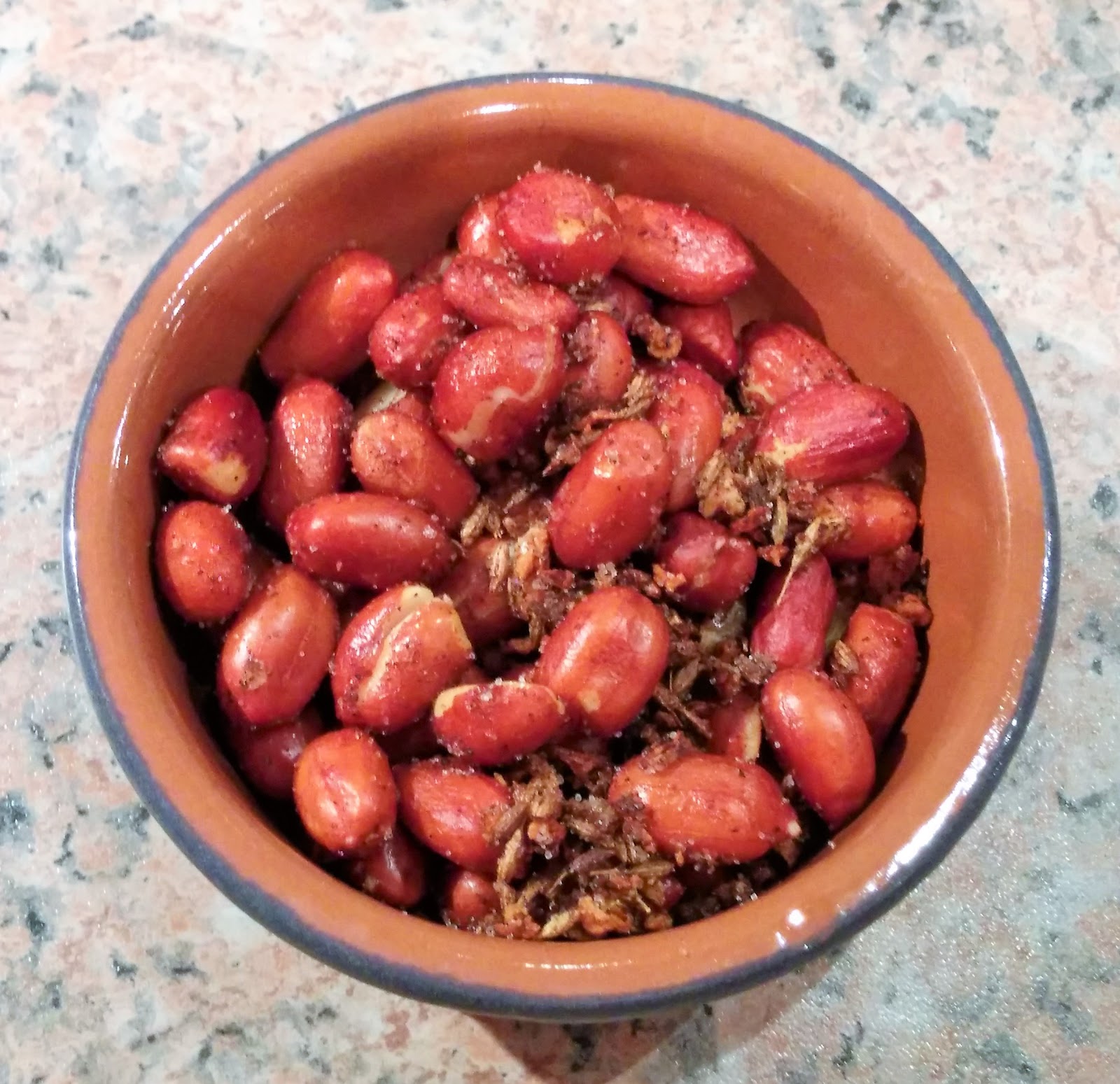 Onions and Paper: RECIPE: Spicy peanuts