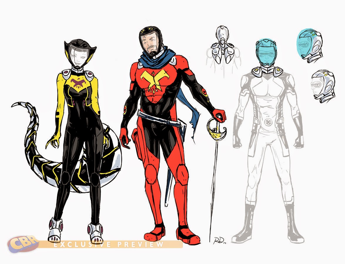 X-MEN GENERATION: Russell Dauterman presenta sus diseños de Cyclops