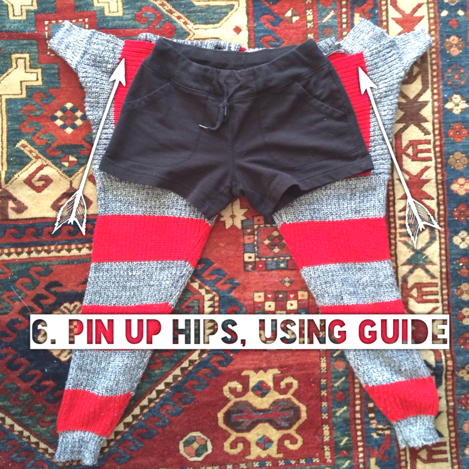 a year of handmade: diy sweater pants