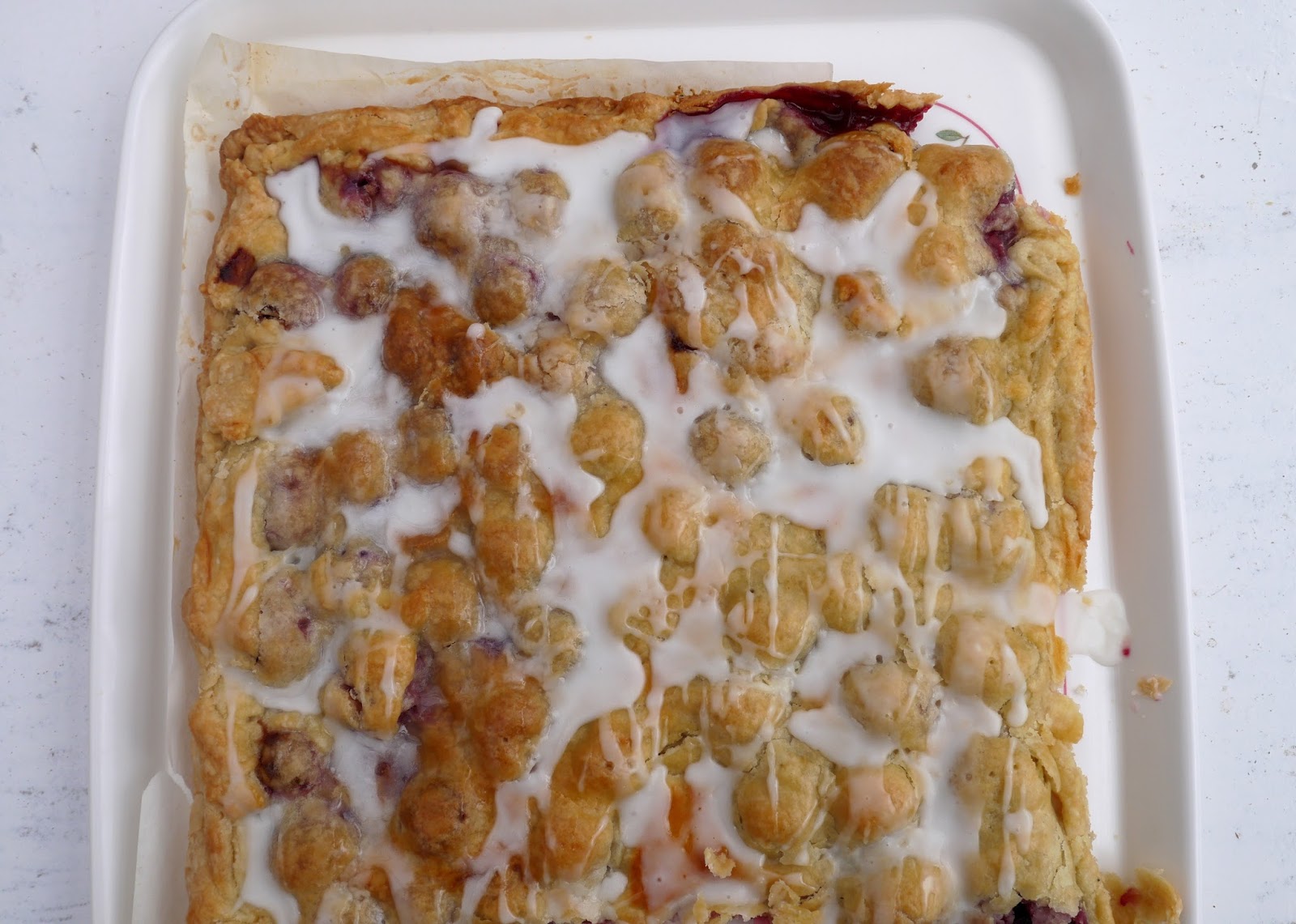 This Muslim Girl Bakes: Cherry Slab Pie Bars.
