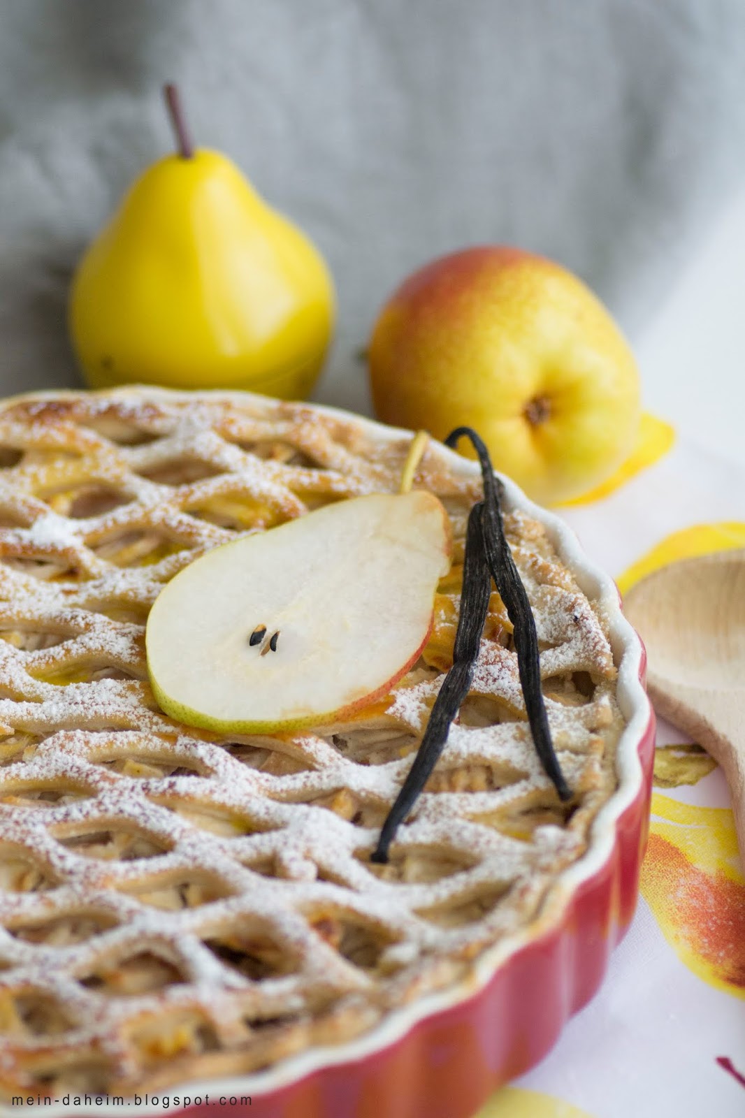 mein-daheim: #YUM | Birnen Apfel Pie - in Kooperation mit Tchibo
