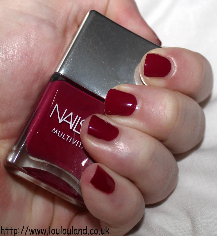 LouLouLand: Deep Berry Nails Courtesy Of Nails Inc Piccadilly Circus