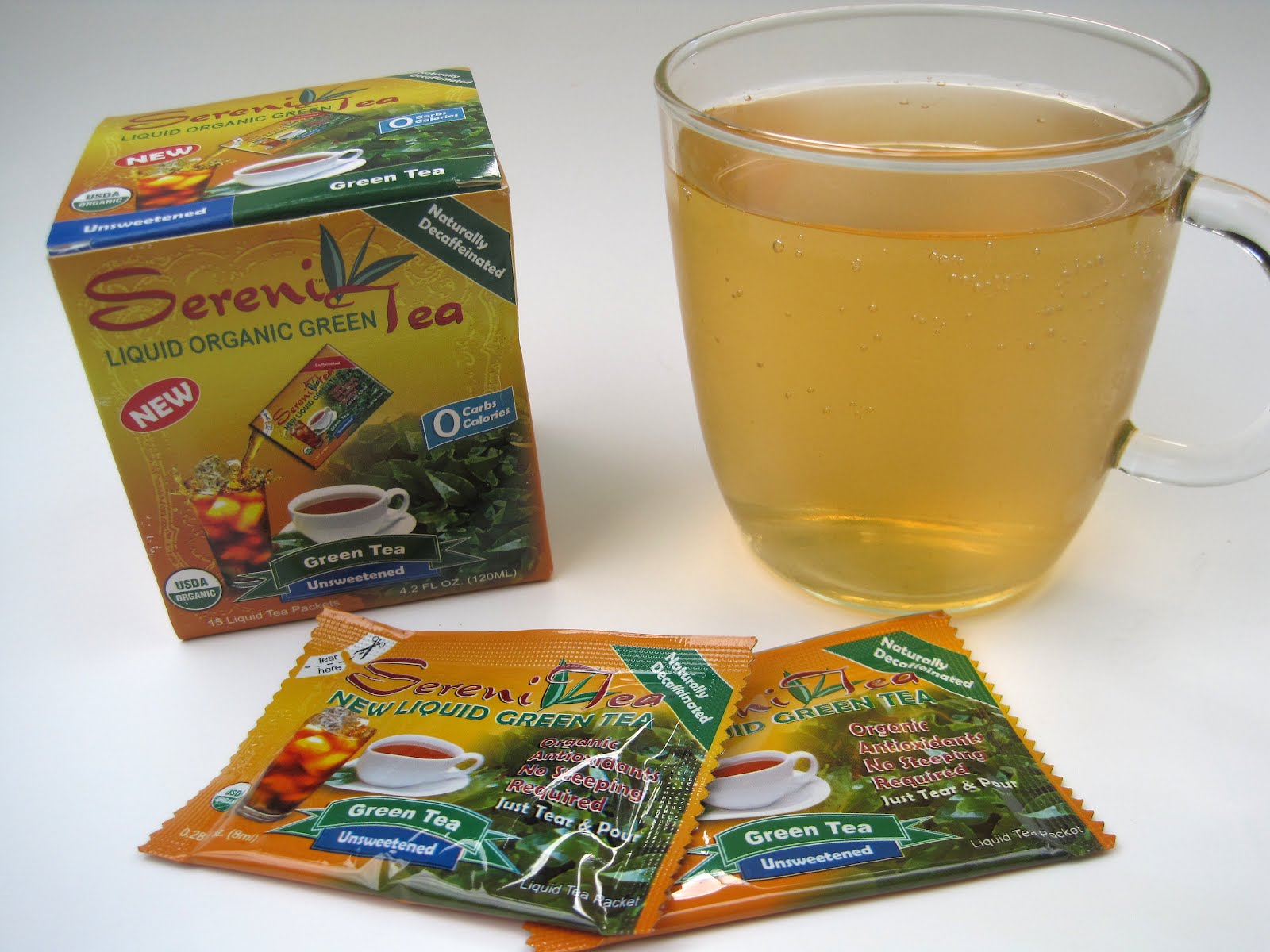 Tea With Friends: SereniTea Liquid Organic Green Tea