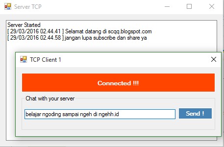 Programming VB.NET : Aplikasi Chat Sederhana Network Programming Client/Server - HTML