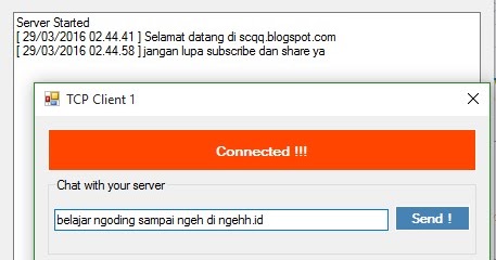 Programming VB.NET : Aplikasi Chat Sederhana Network Programming Client/Server - HTML