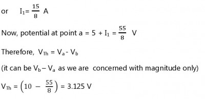 Thevenin’s Theorem Solved example step-by-step