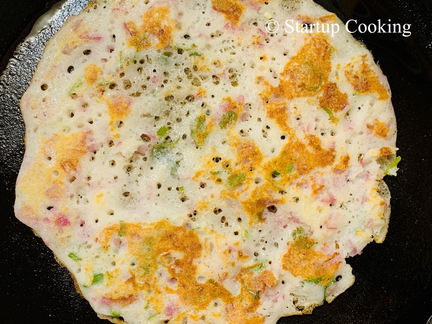 Onion Uthappam Recipe | Breakfast Recipe | Startup Cooking