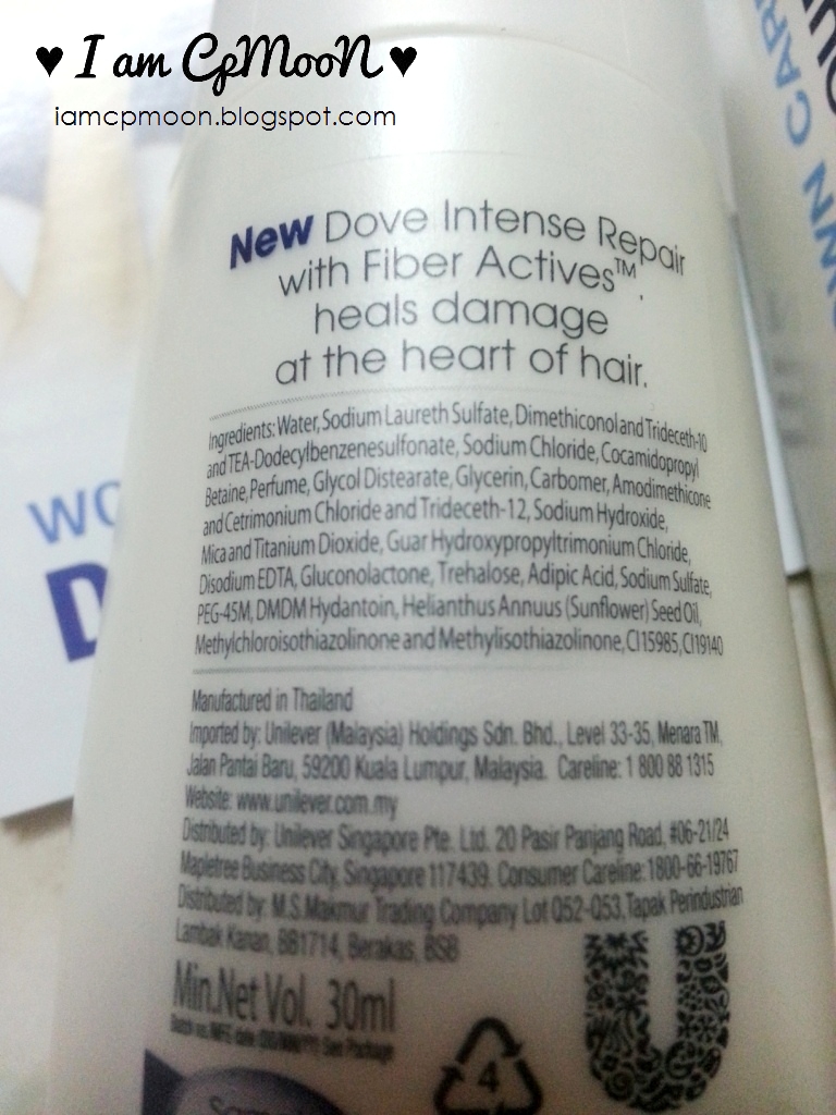 ♥ I am CpMooN ♥: Nourished and Moisturized with Dove Body Wash and Shampoo