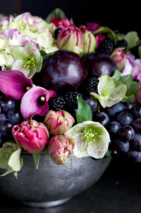 Digging In The Dirt: Using vegetables and fruits in floral designs