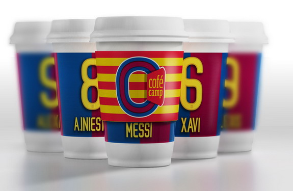 Pic of the day: Cofé Camp - The Barcelona-themed coffee brand | inside ...