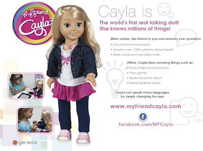 Stacy Talks & Reviews: My Friend Cayla - The Interactive Doll that ...