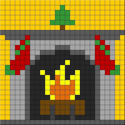 Cuadrículas: Cuadrículas de navidad