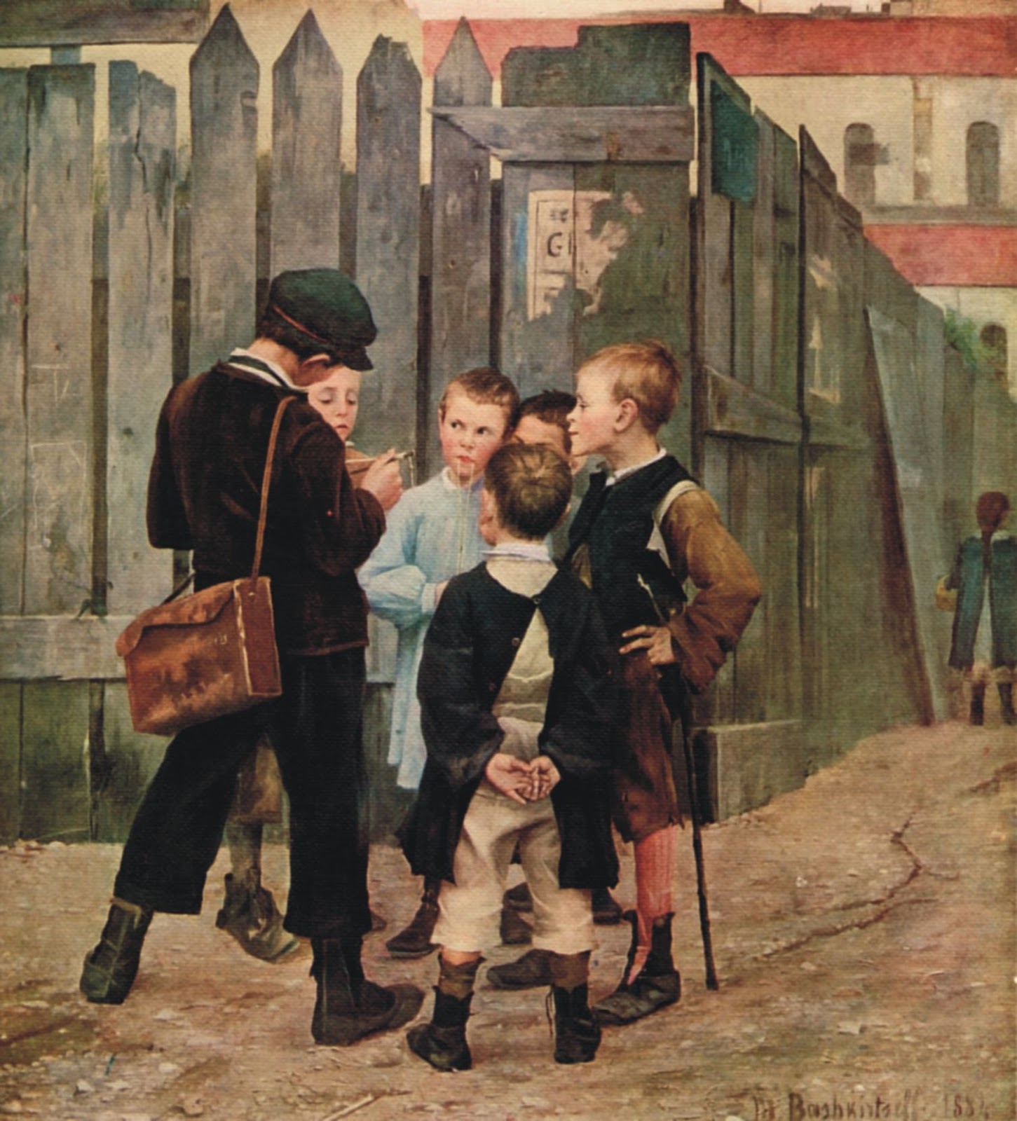 A cenar, Tony Robert-Fleury y Rodolphe Julian.