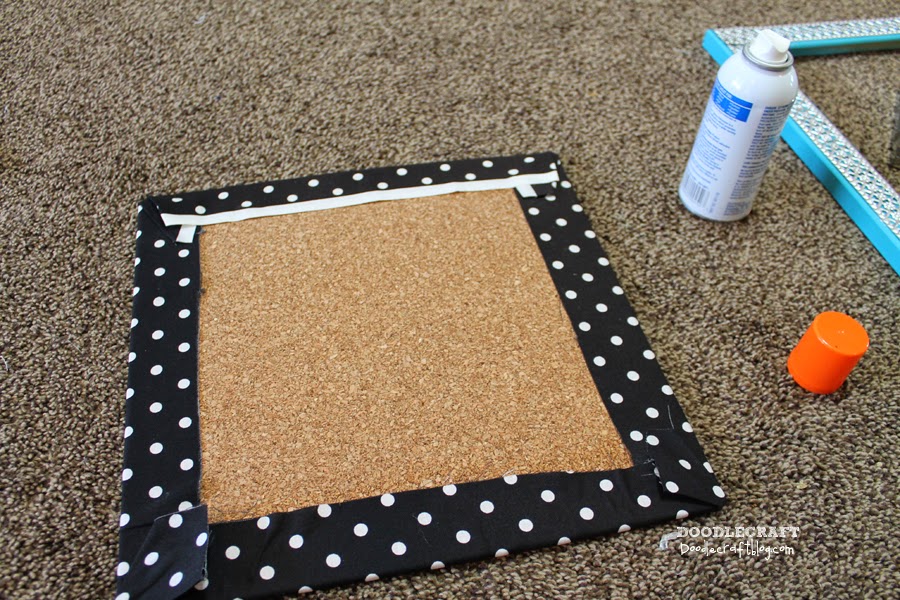 Metal Ribbon Cork Board Frame!