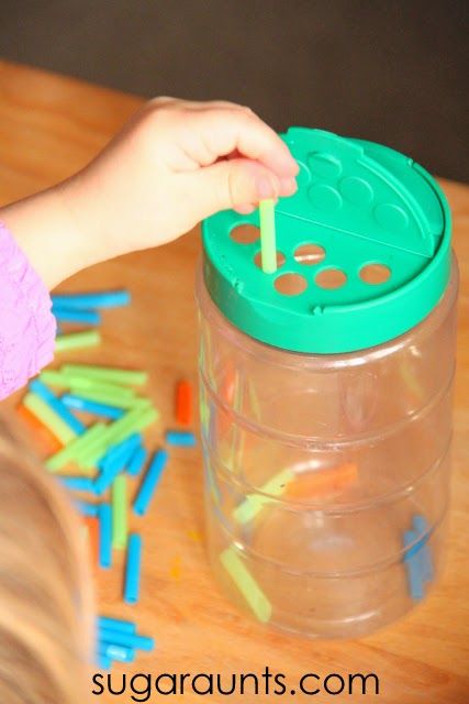 Letter I: Inchworm Craft, The Inchworm Home, Size Sorting, Color Match ...