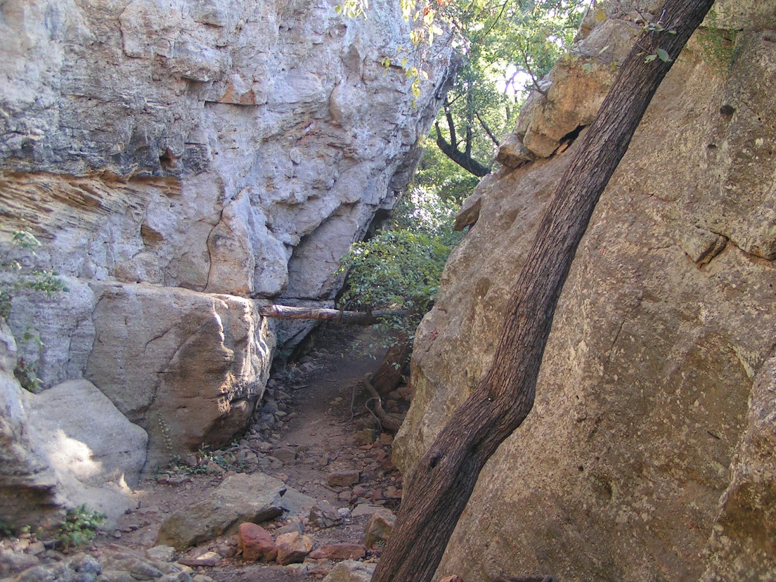 Discover the World: Rock Climbing area in Mineral Wells State Park