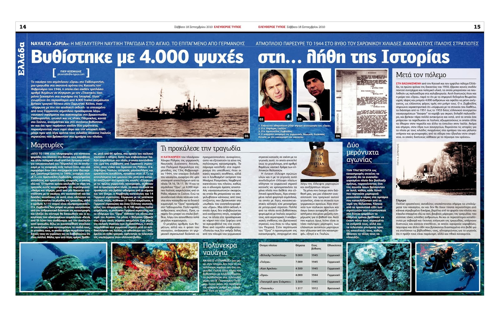 The forgotten tragedies of the Aegean and the Ionian during WW2 ...