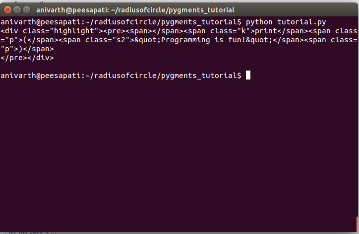 Create Your Own Syntax Highlighter Code Beautifier With Python And Pygments