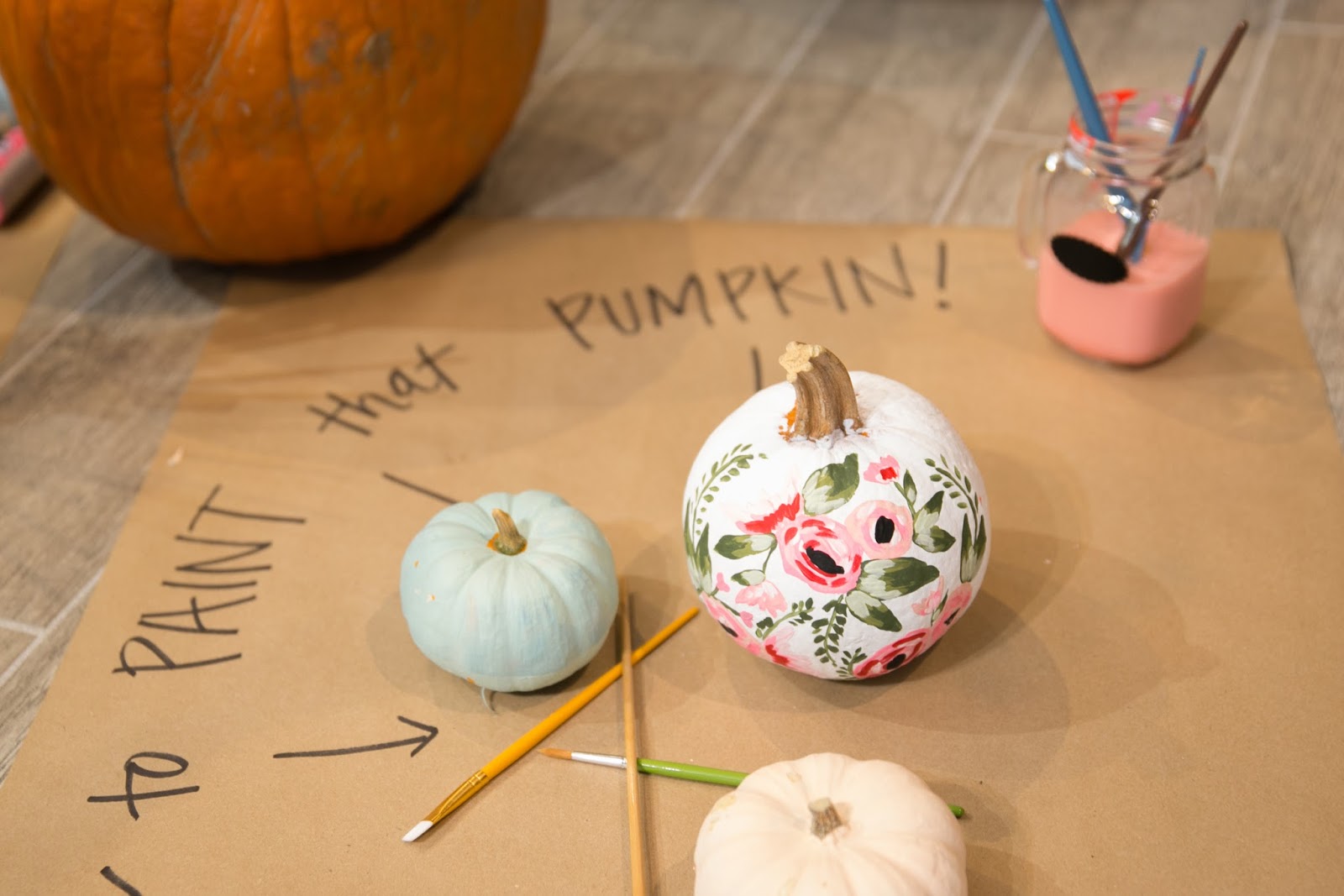 pumpkin painting ~ projects ideas art and craft