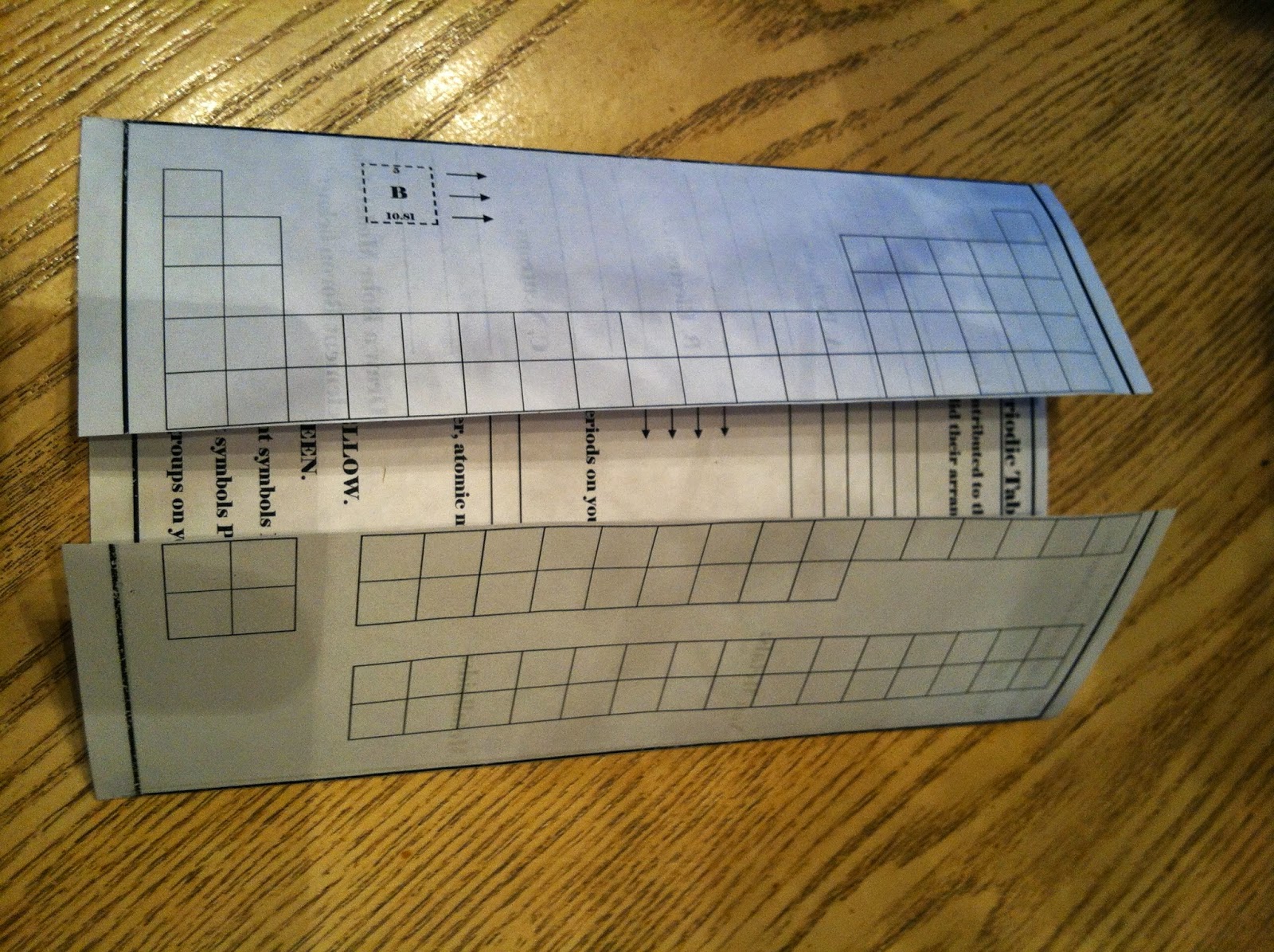 Cleverly Science: Periodic table of the elements foldable!