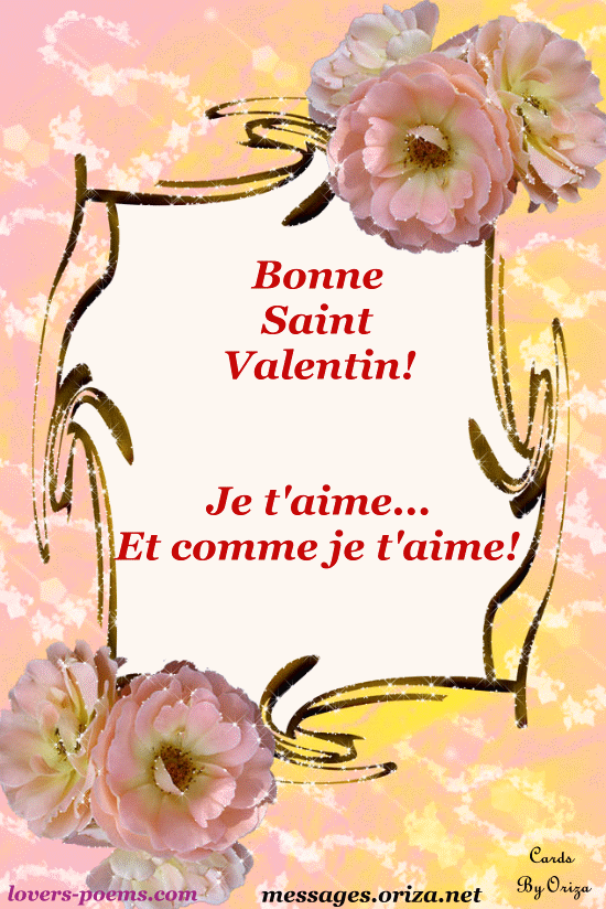 Francés en el Cole: Bonne Saint Valentin "14 Février"