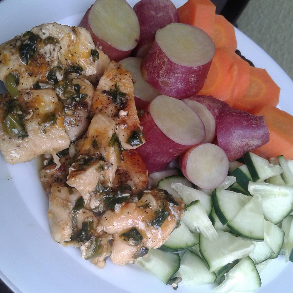 Frango em cubos sensacional - 1, 2, 3, testando... na cozinha!