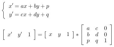 Matematica e Didattica: Matrici di trasformazione - 4 Coordinate Omogenee