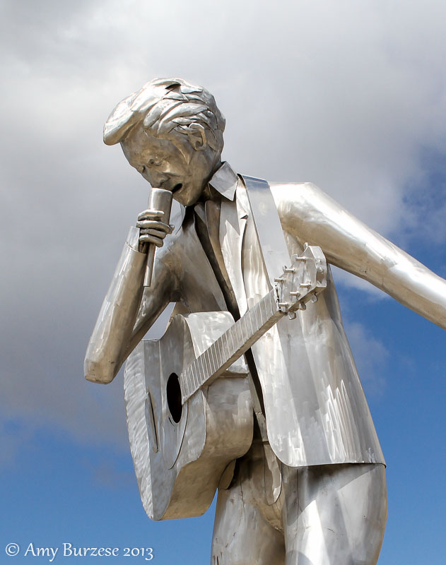 Rose Street Reflections: Singing River Sculpture