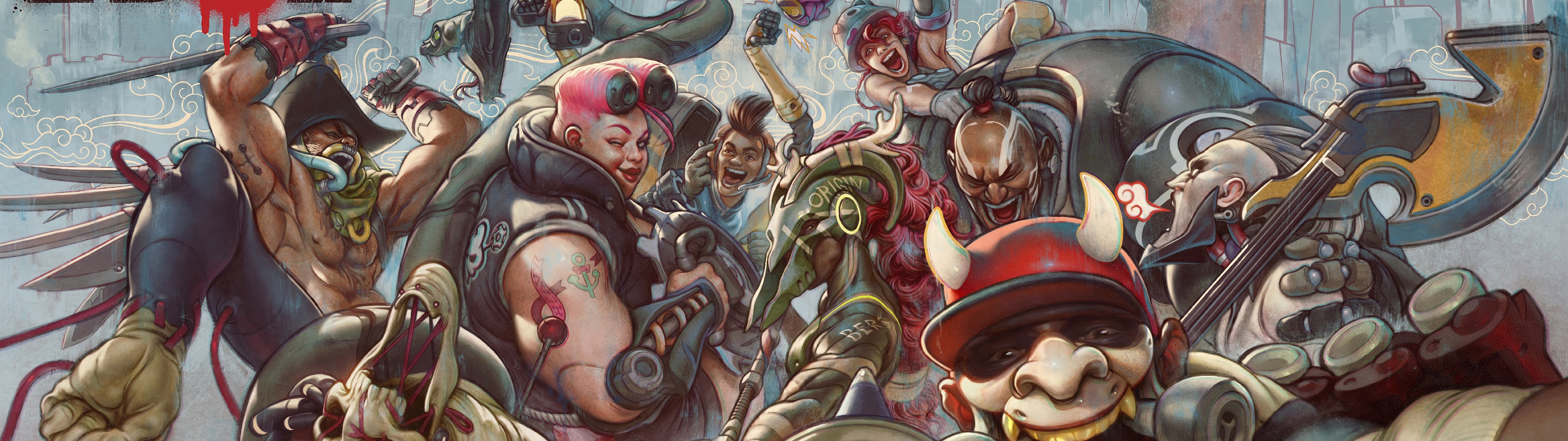 Bleeding Edge, Characters, 4K, #18 Wallpaper iPhone Phone