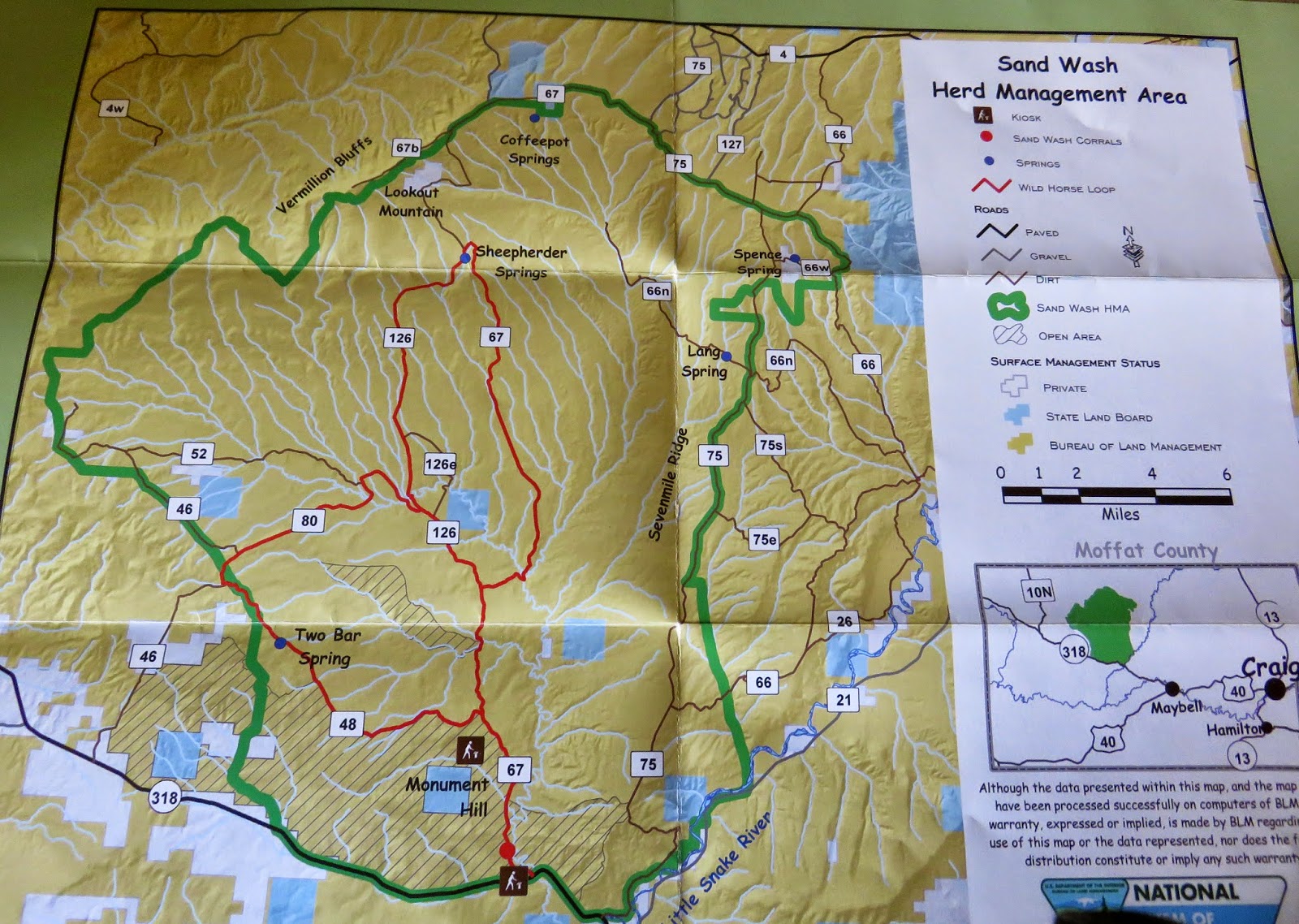 One Day in America: Sand Wash Herd Management Area in Moffat County ...