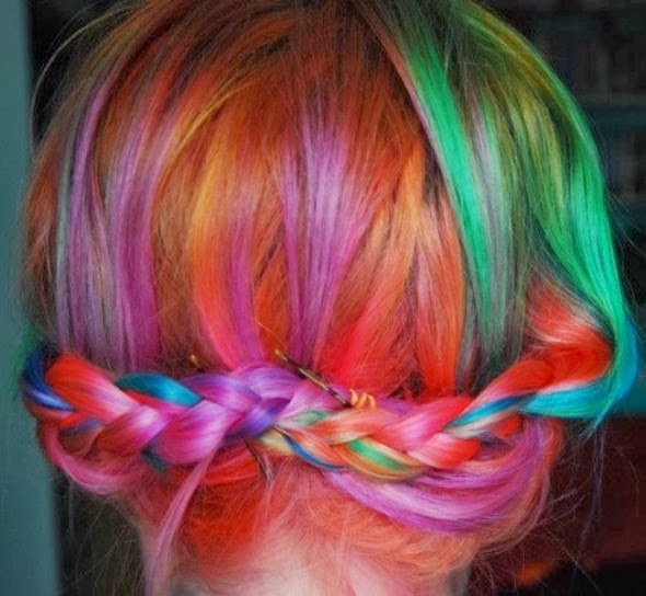 Color-Block By FelyM.: RAINBOW HAIR