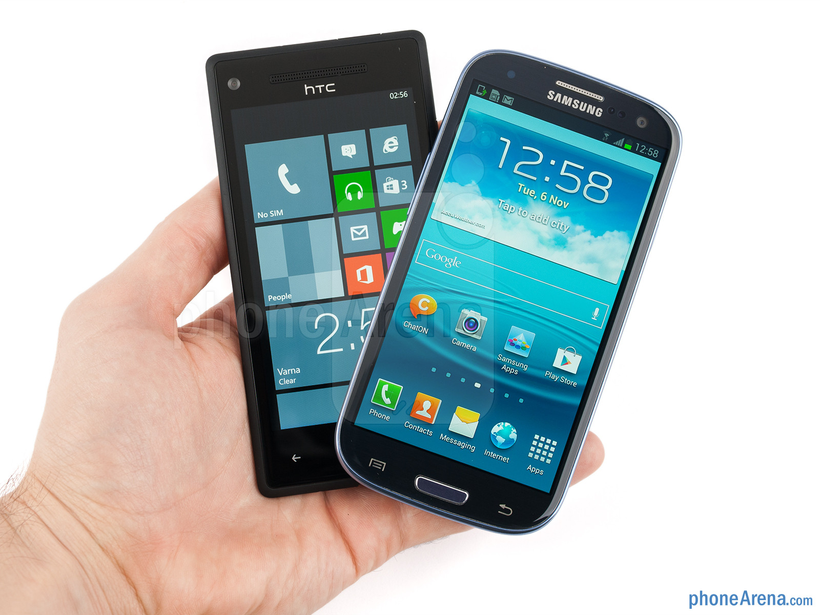 HTC Windows Phone 8X vs Samsung Galaxy S III - New Mobile Phone Zone