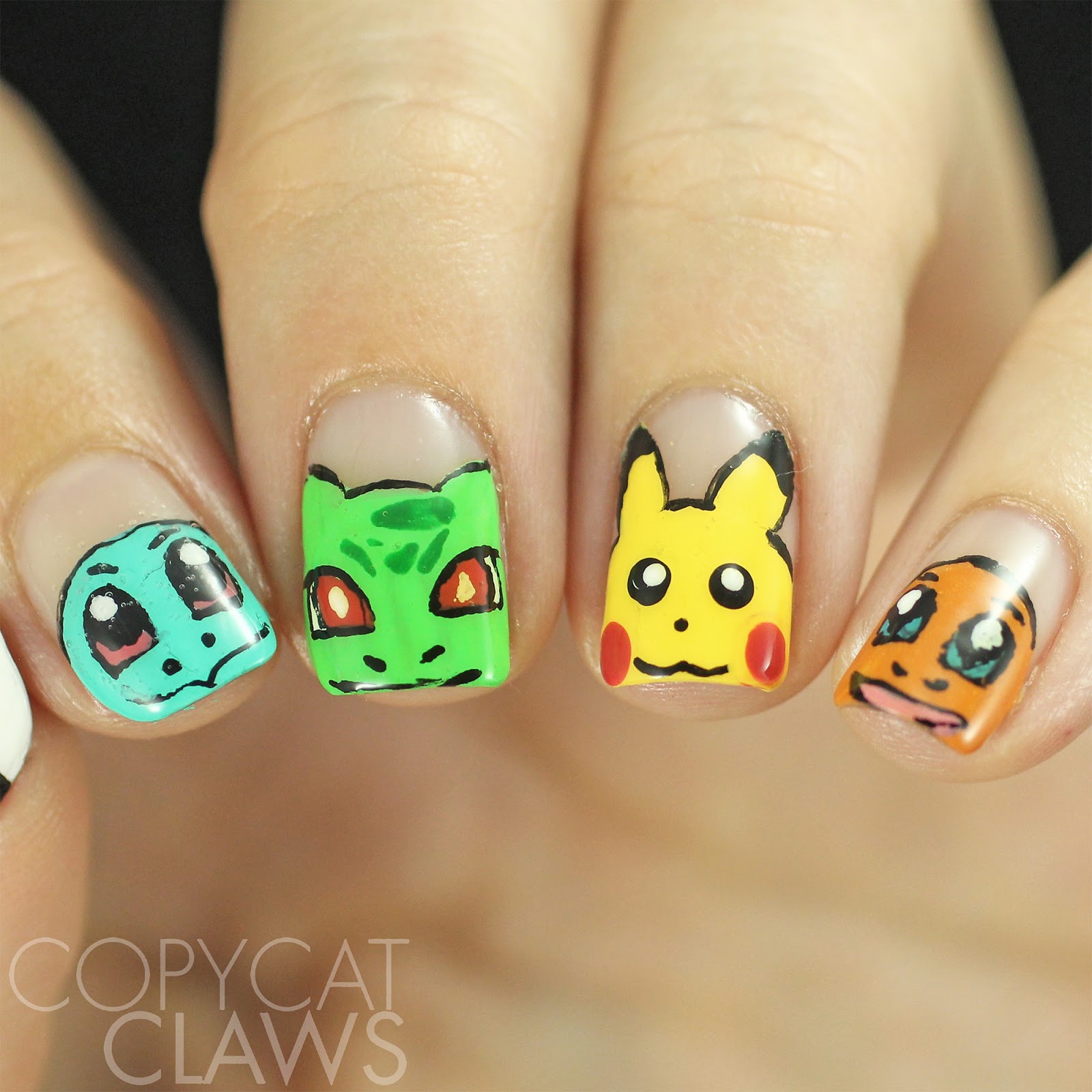 Copycat Claws: The Digit-al Dozen does Negative Space: Day 1 - Pokemon ...