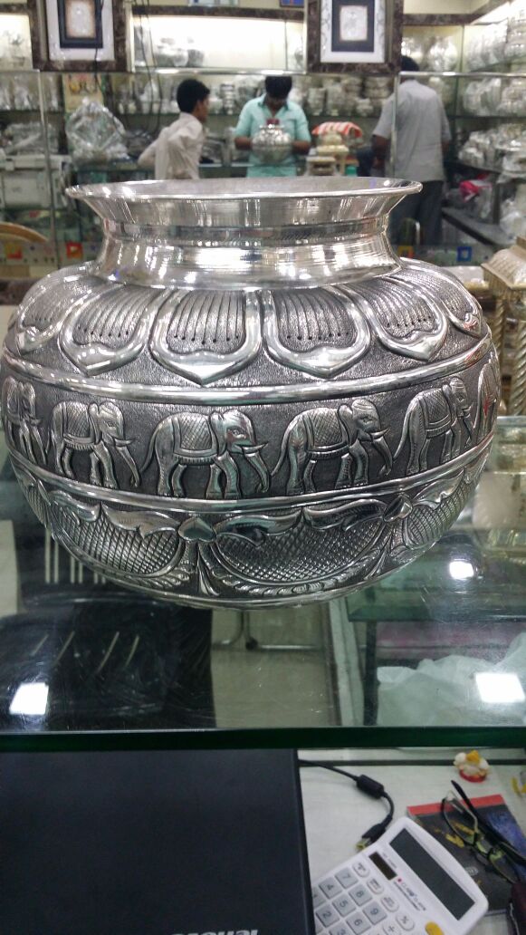 MADHAVI SILVER PALACE: SILVER POTS or BINDELU ANTIQUE POTS