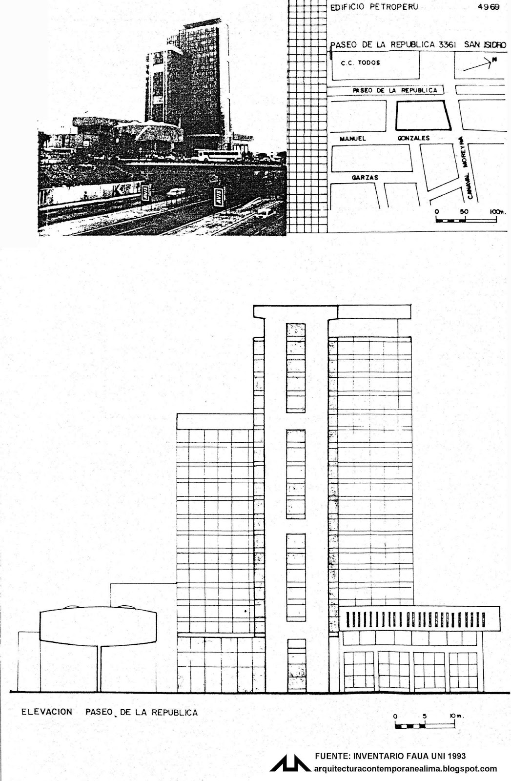 ARQUITECTURA CONTEMPORANEA DE LIMA: 4969 EDIFICIO PETROPERU