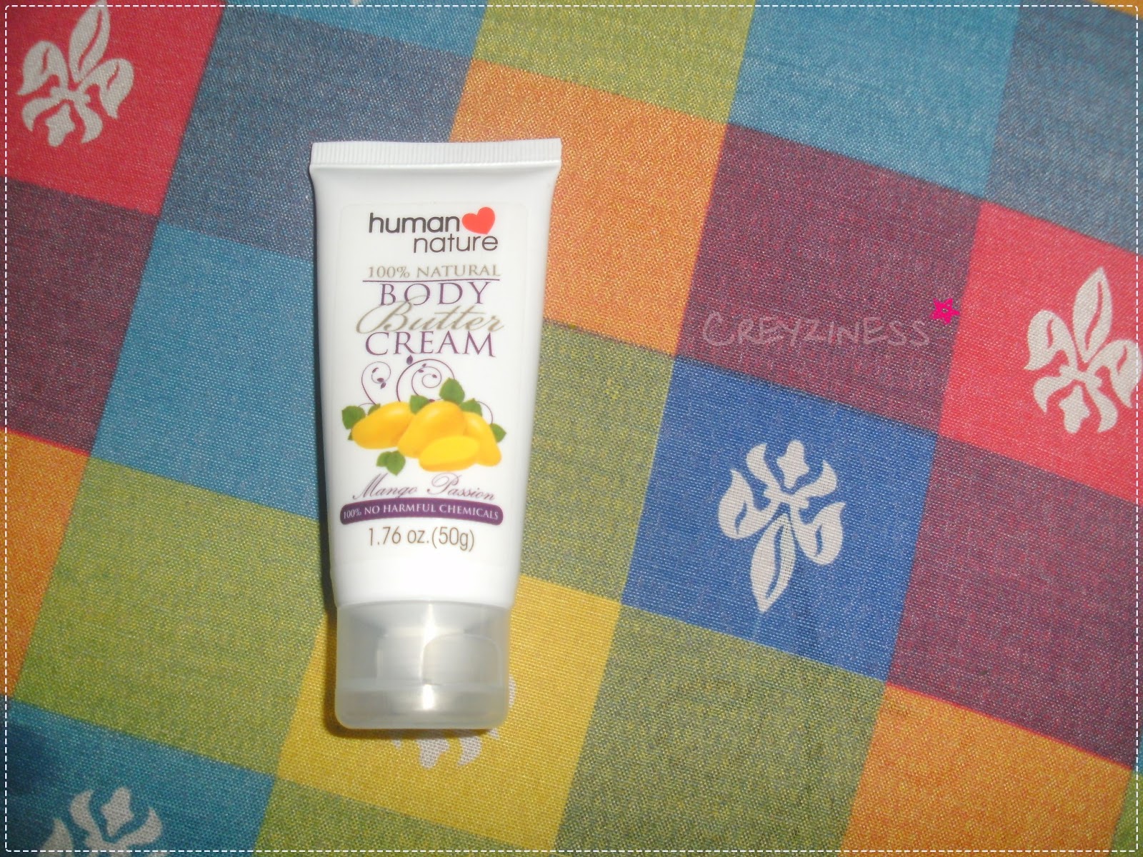 Product Review: Human Nature Body Butter Cream Mango Passion