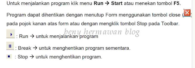 Komponen – Komponen Visual BASIC dan penjelasan nya