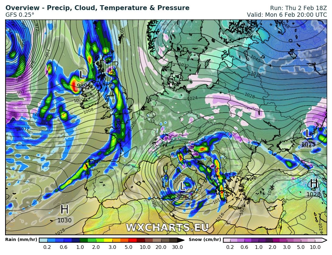 Weather News: Τρια Βαρομετρικα Χαμηλα θα μας φερουν πολυ ισχυρες ...