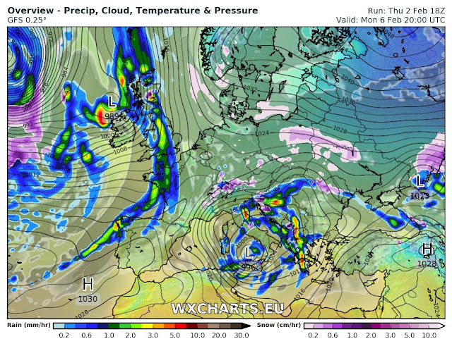Weather News: Τρια Βαρομετρικα Χαμηλα θα μας φερουν πολυ ισχυρες ...