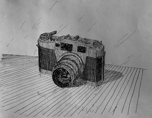 Commemorating the art of Richard Tudor Hibbert: Camera (sketch)