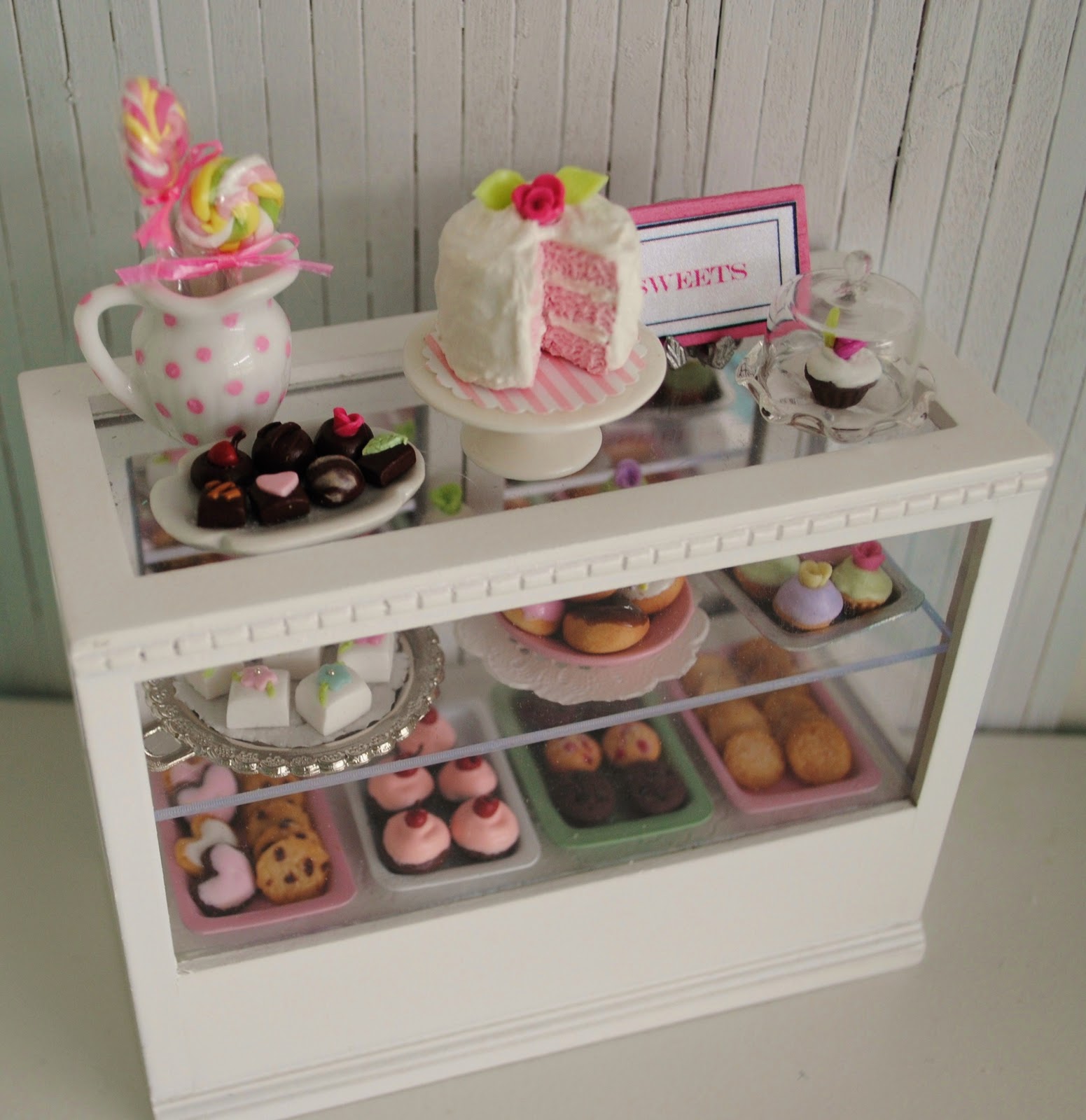 Little Things By Anna: Miniature Bakery Case Filled With Sweets...