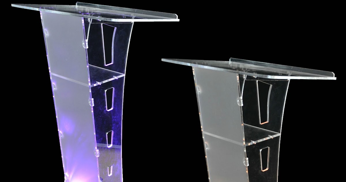 Shenzhen GuiHe organic glass products: Modern design acrylic podium ...