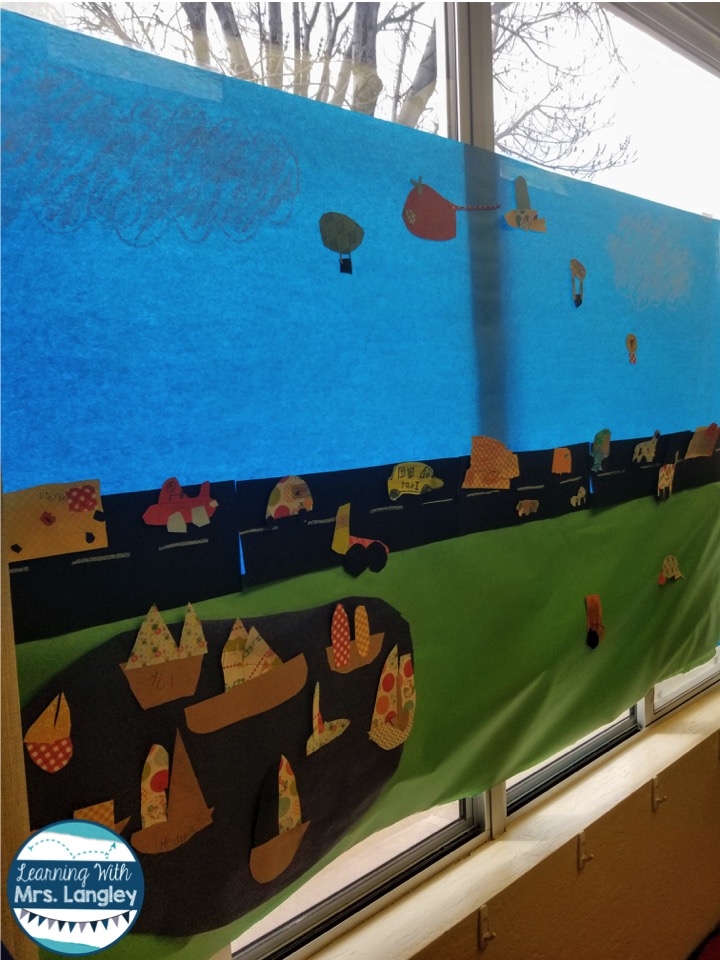 Transportation Unit and a FREE Bulletin Board Template | Learning with ...