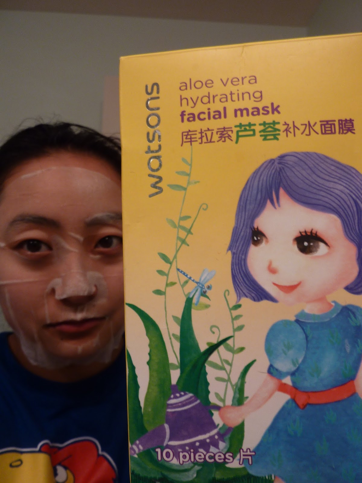 Gizmo & Yoshi: Watson's Aloe Vera Hydrating Facial Mask Review!