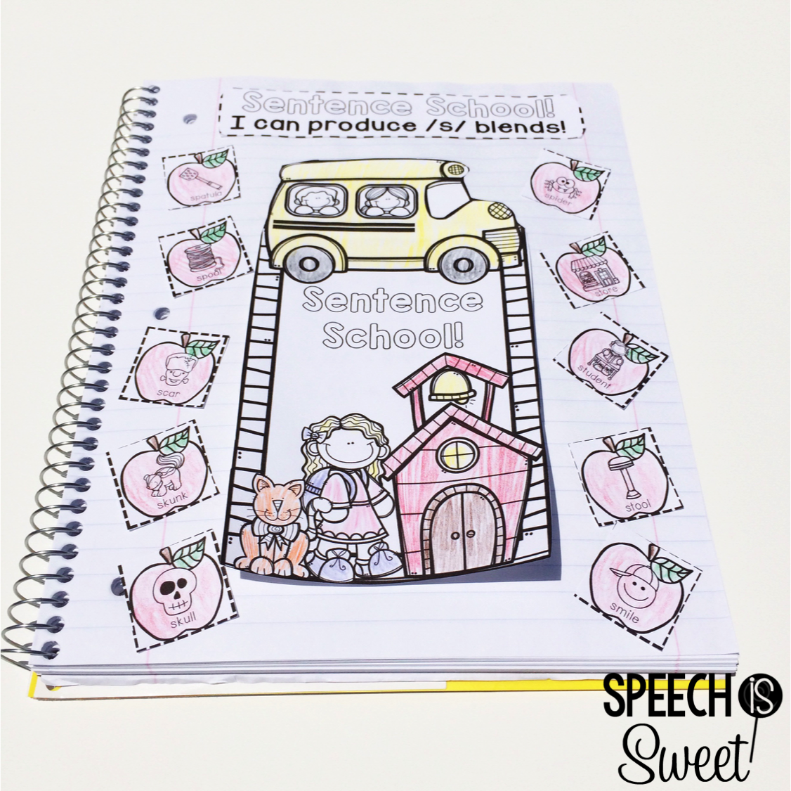 August Interactive Articulation Notebook! - Speech is Sweet