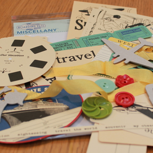 Sarah's Cards Ltd: * * Travel themed layouts with October Afternoon